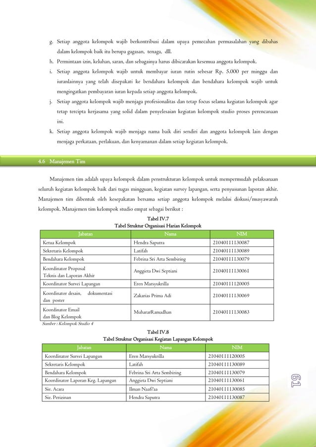 Proposal Teknis Studio Perencanaan Wonogiri Kelompok 4a Bab iv | PDF