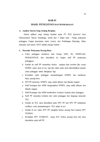 Laporan LKP TI PLN Bab IV | DOCX