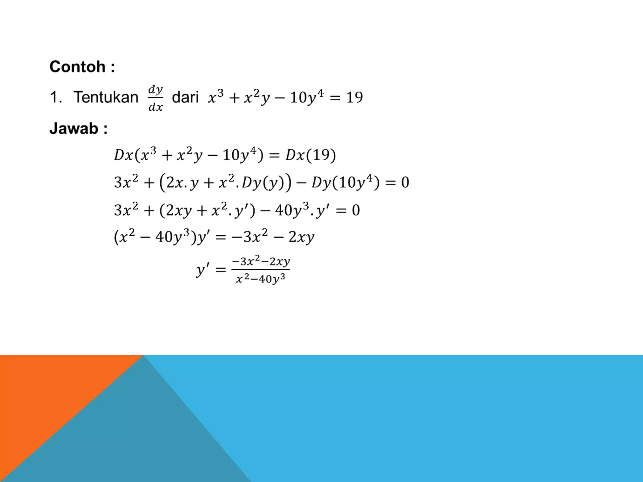 Bab 4. Turunan ( Kalkulus 1 ) | PPS