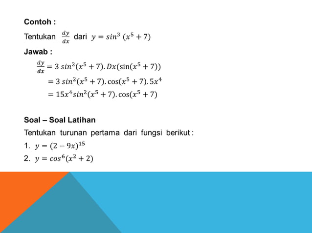 Bab 4. Turunan ( Kalkulus 1 ) | PPS