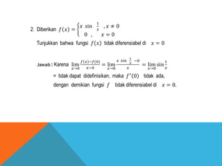 Bab 4. Turunan ( Kalkulus 1 ) | PPS
