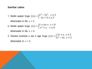Bab 4. Turunan ( Kalkulus 1 ) | PPS