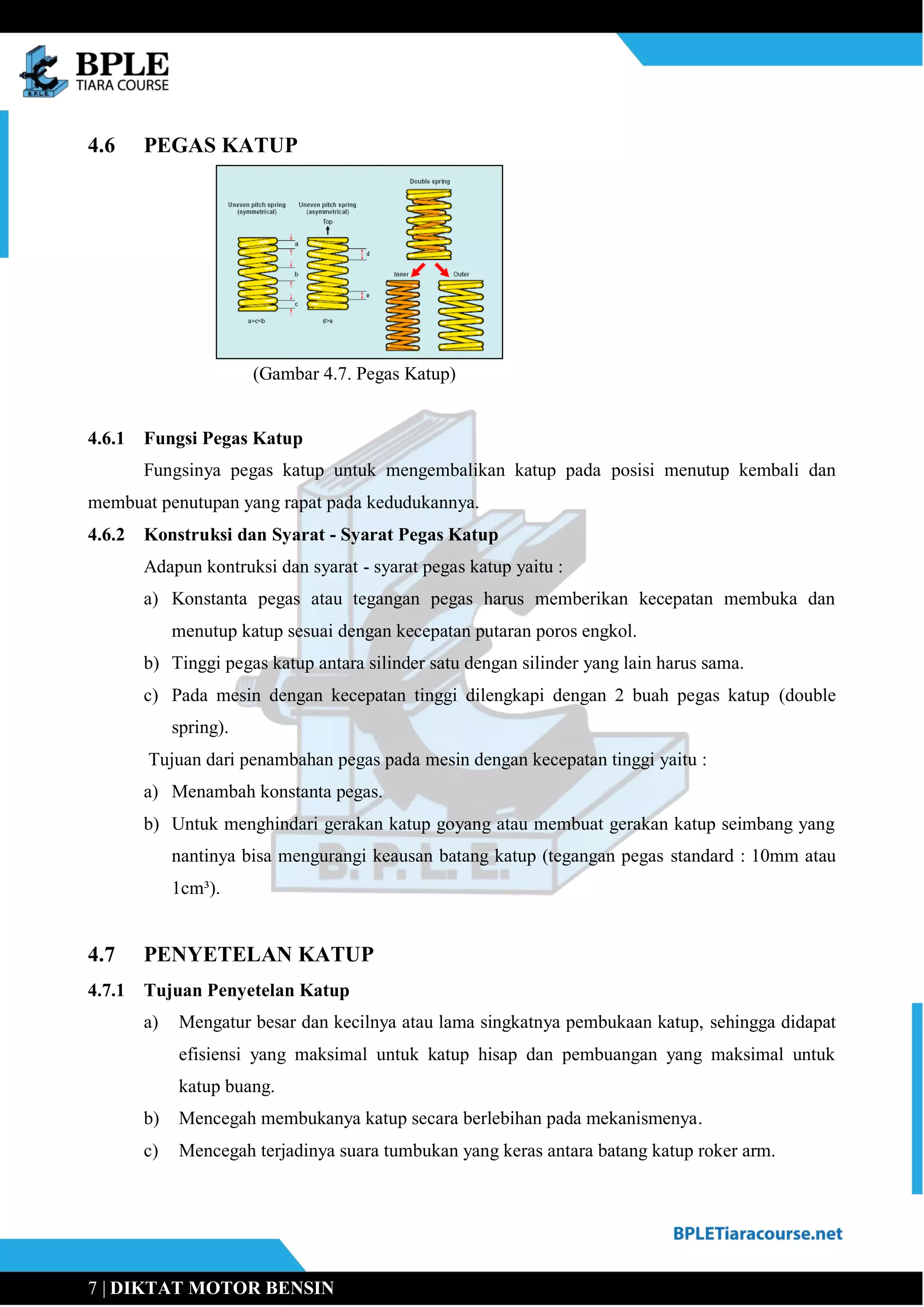 Bab iv. modul i mekanisme katup | PDF