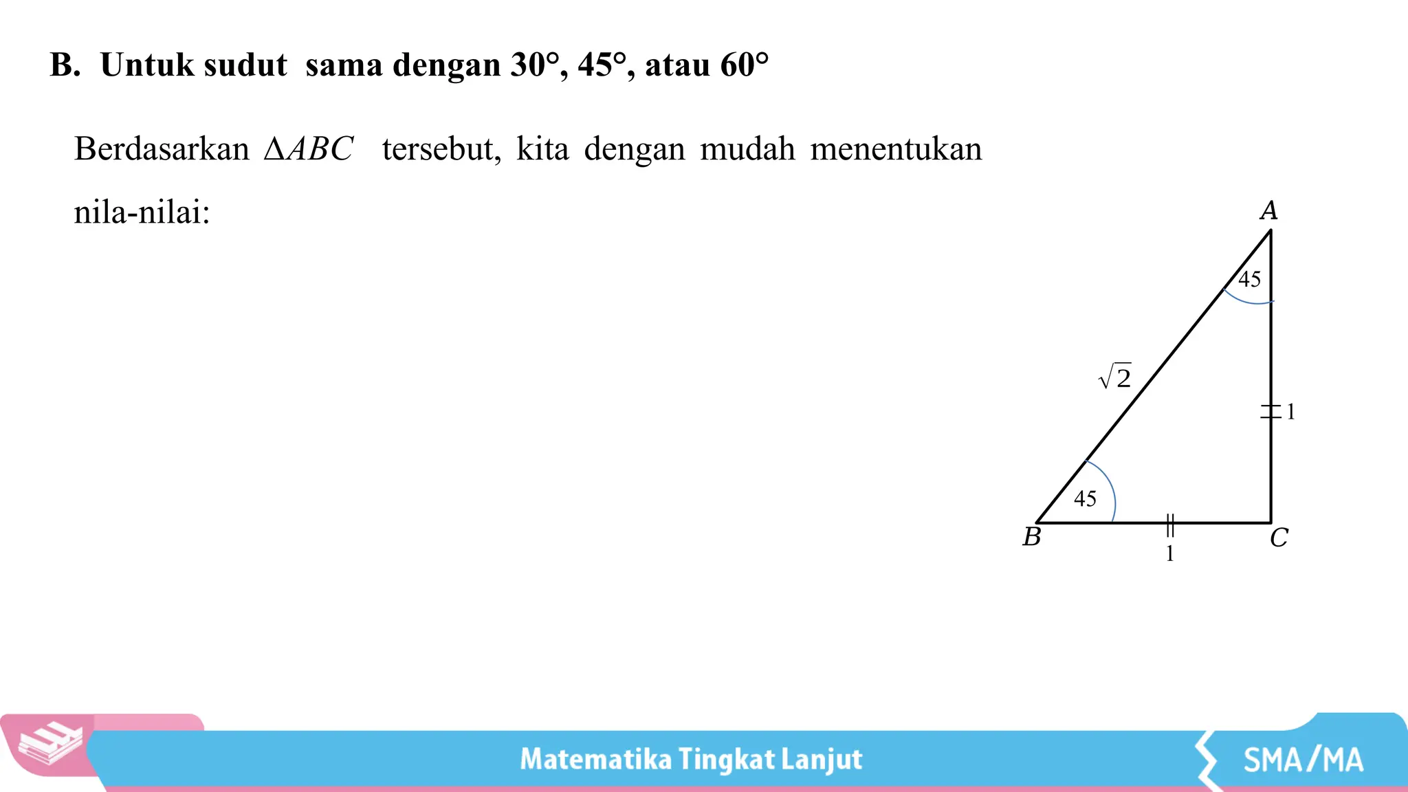 FUNGSI TRIGONOMETRI KELAS 11 TINGKAT LANJUT | PPTX