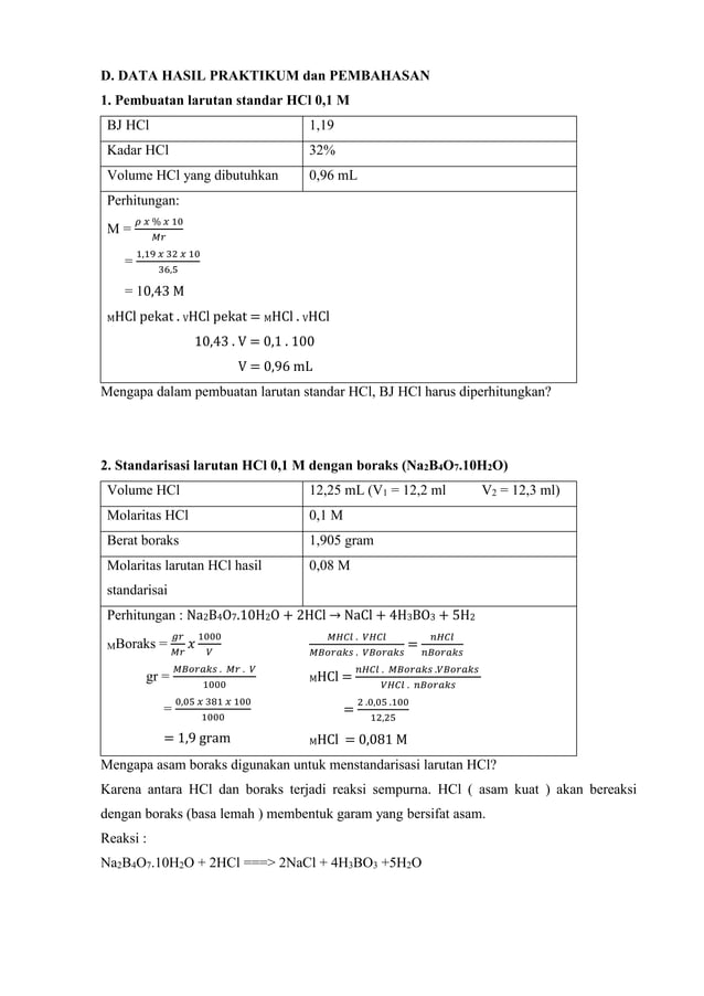 Bab iv asidi alkalimetri | DOCX