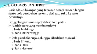 Bab iv baris dan deret | PDF
