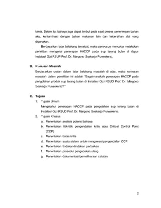 HACCP | DOCX
