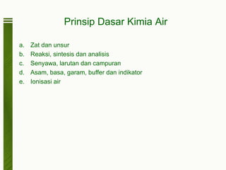 kimia air | PPT