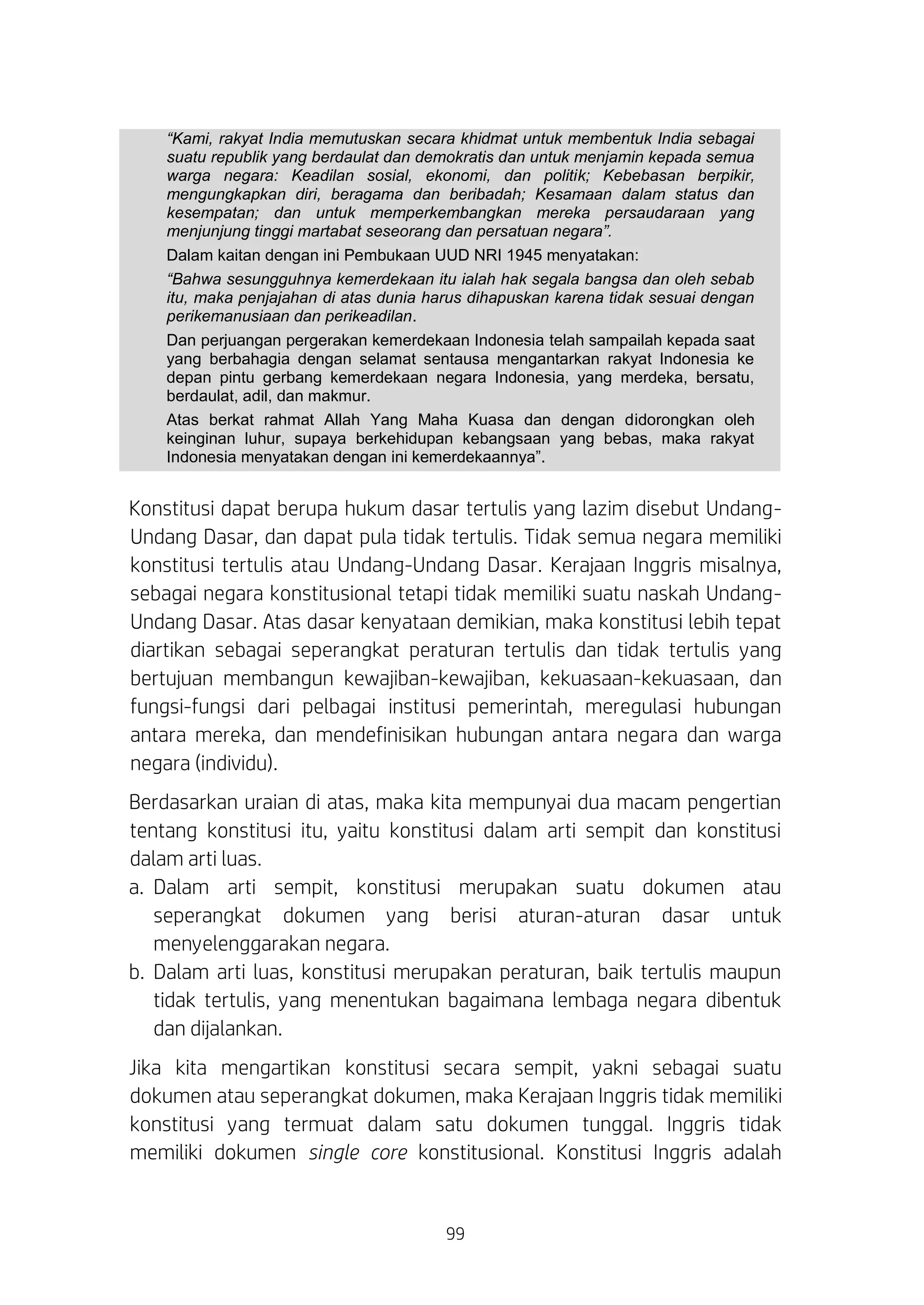 Bab Iv Nilai Dan Norma Konstitusional Uud Nri 1945 Pdf