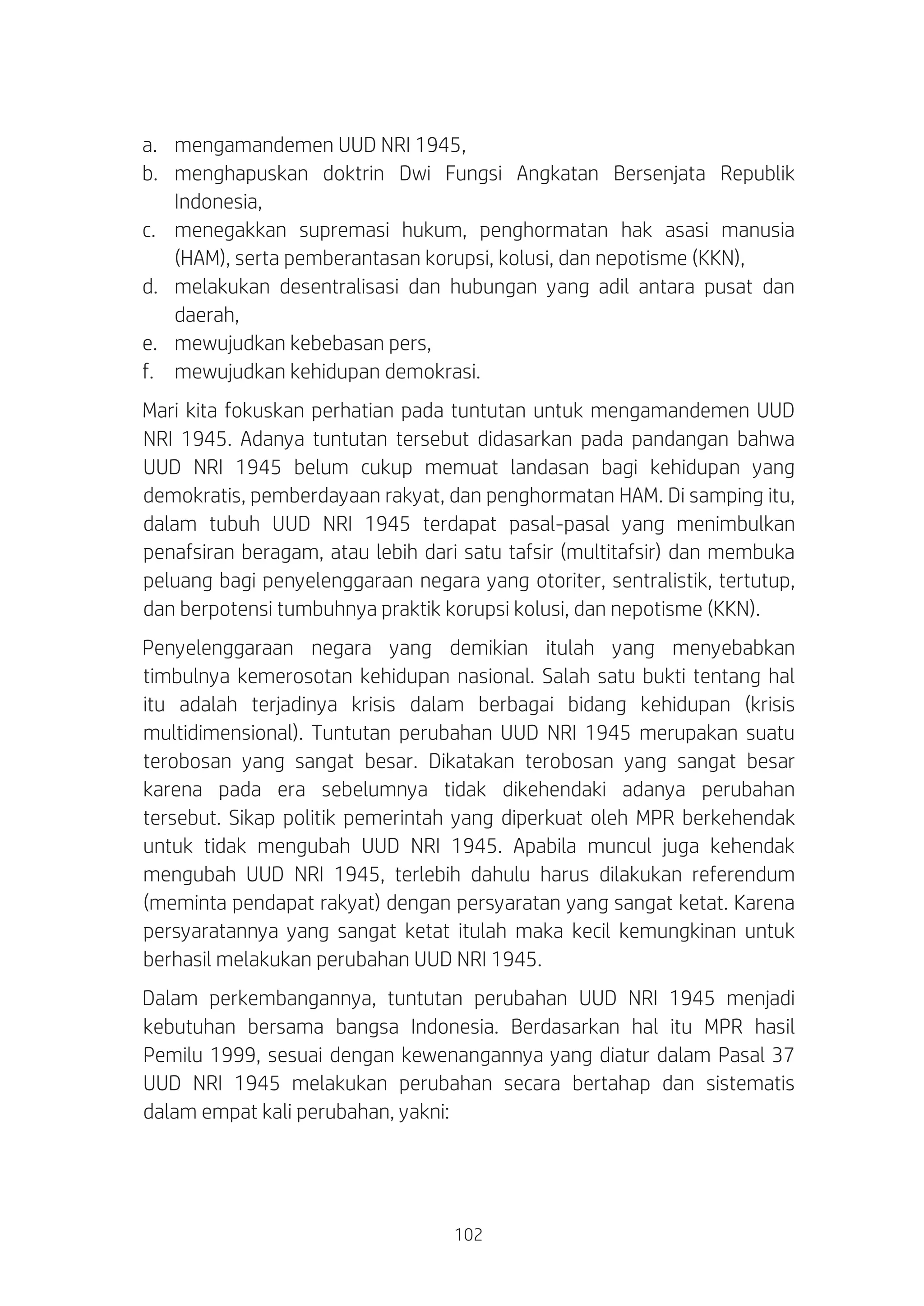 Bab iv nilai dan norma konstitusional uud nri 1945 | PDF