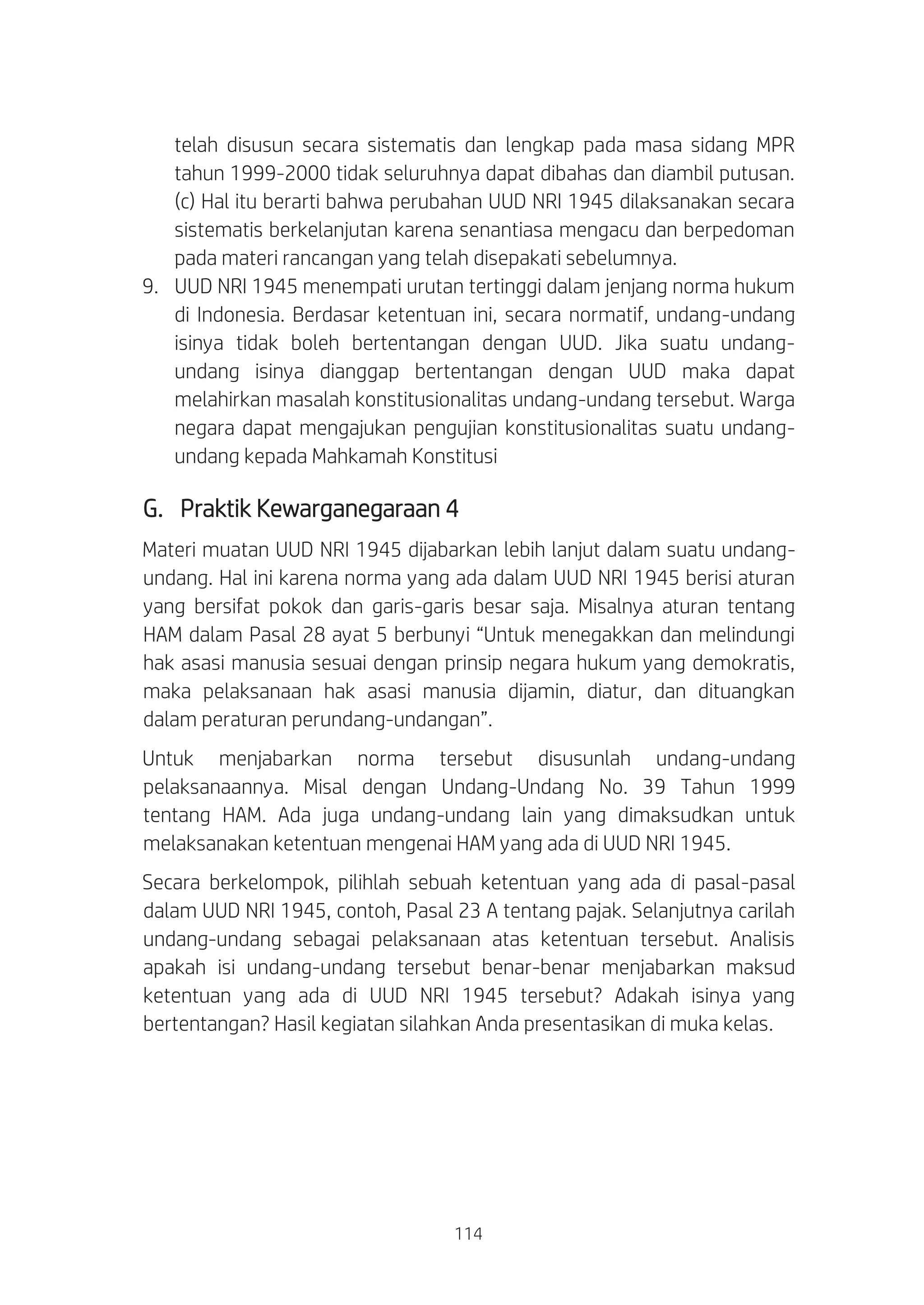 Bab iv nilai dan norma konstitusional uud nri 1945 | PDF