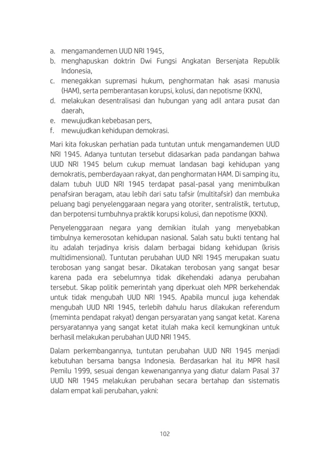 Bab iv nilai dan norma konstitusional uud nri 1945 | PDF