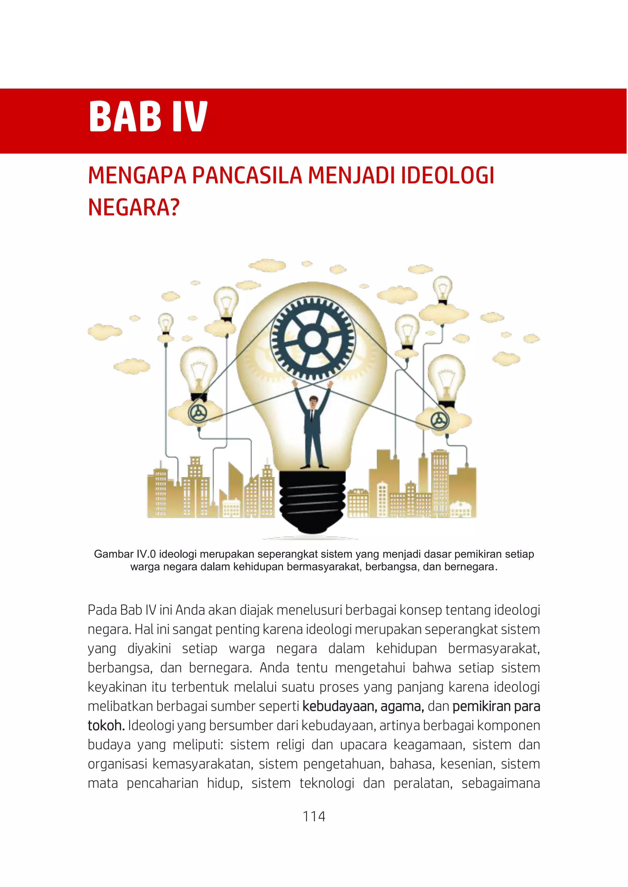 Bab iv pancasila menjadi idiologi negara | PDF