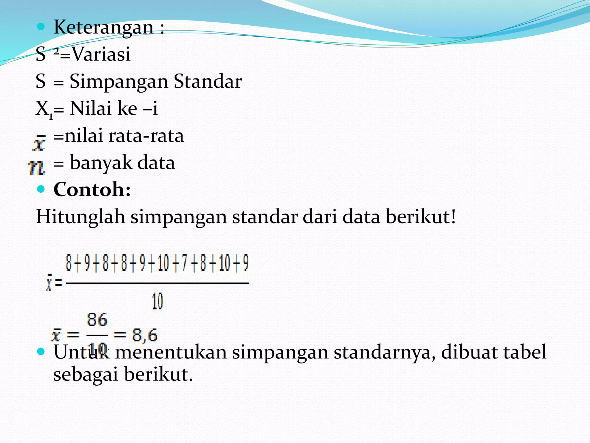 Bab iv pemusatan dan penyebaran data | PPTX