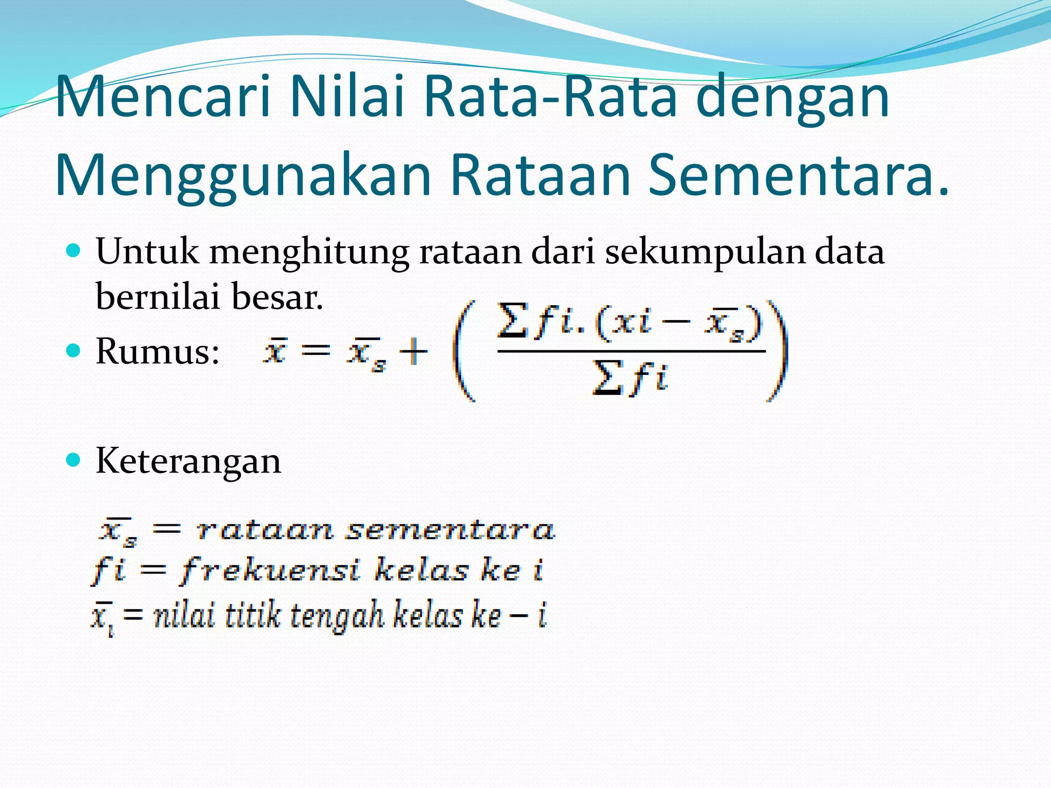 Bab iv pemusatan dan penyebaran data | PPTX