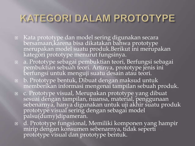Konsep Desain Prototype dan Kemasan Produk Barang / Jasa | PPTX