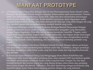 Konsep Desain Prototype dan Kemasan Produk Barang / Jasa | PPTX