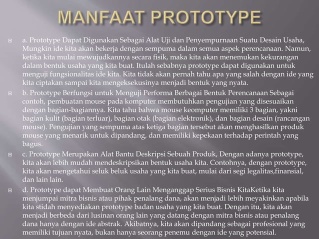 Konsep Desain Prototype dan Kemasan Produk Barang / Jasa | PPTX
