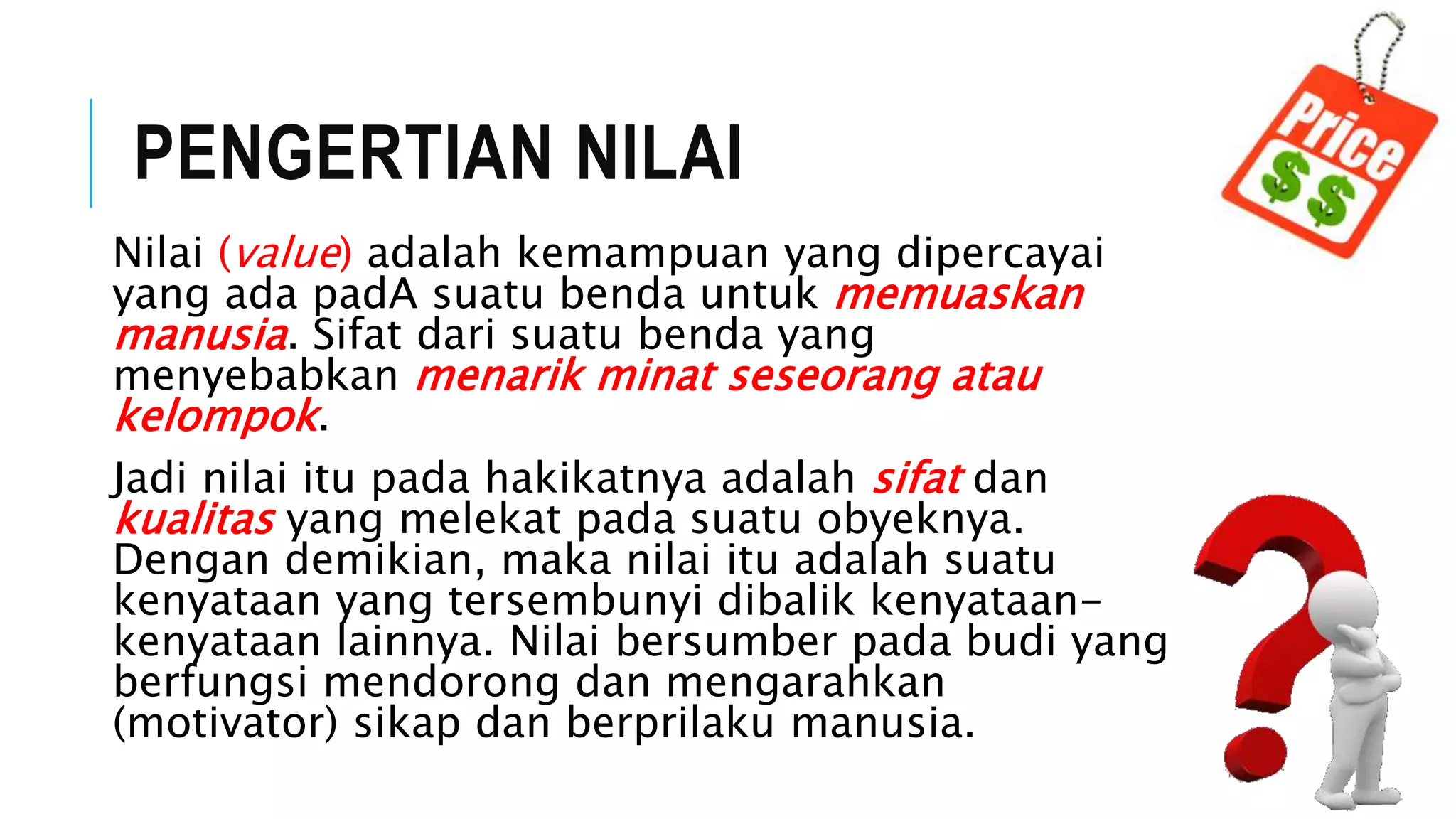 Bab IX pengertian etika, nilai, moral dan norma 1 | PPTX