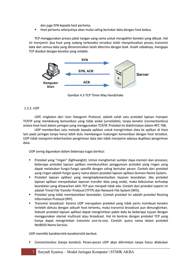 Bab jenis protokol jaringan | PDF