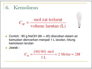 BAB Larutan dan Konsentrasi kimia di SMK.ppt