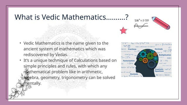 vedic multipication using ancient Indian sutras | PPTX