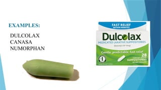 Suppositors used in pharmacy | PPTX | Ear, Nose and Throat Conditions ...