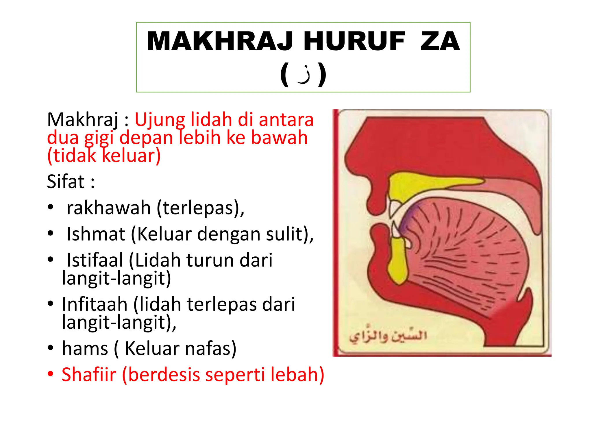 BAB Makhraj Huruf bagian 2 menjelaskan tentang | PPTX