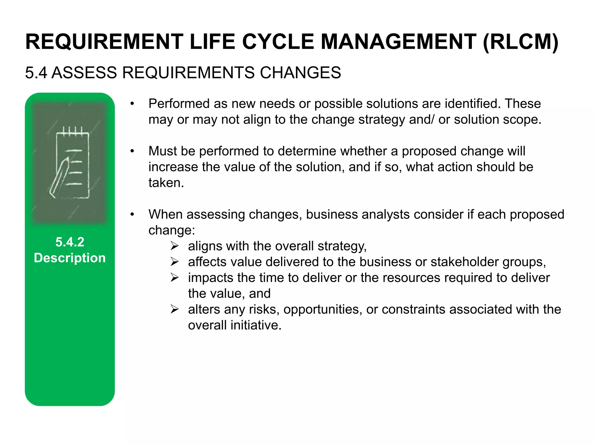 Babok Requirement Life Cycle Management | PPTX