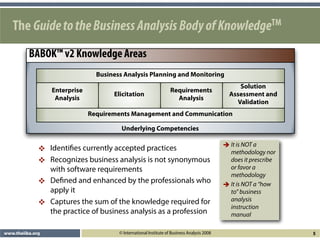 Babok V2 Update | PDF