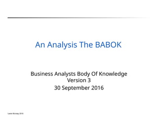 Presentation About My BABOK Analysis.pptx