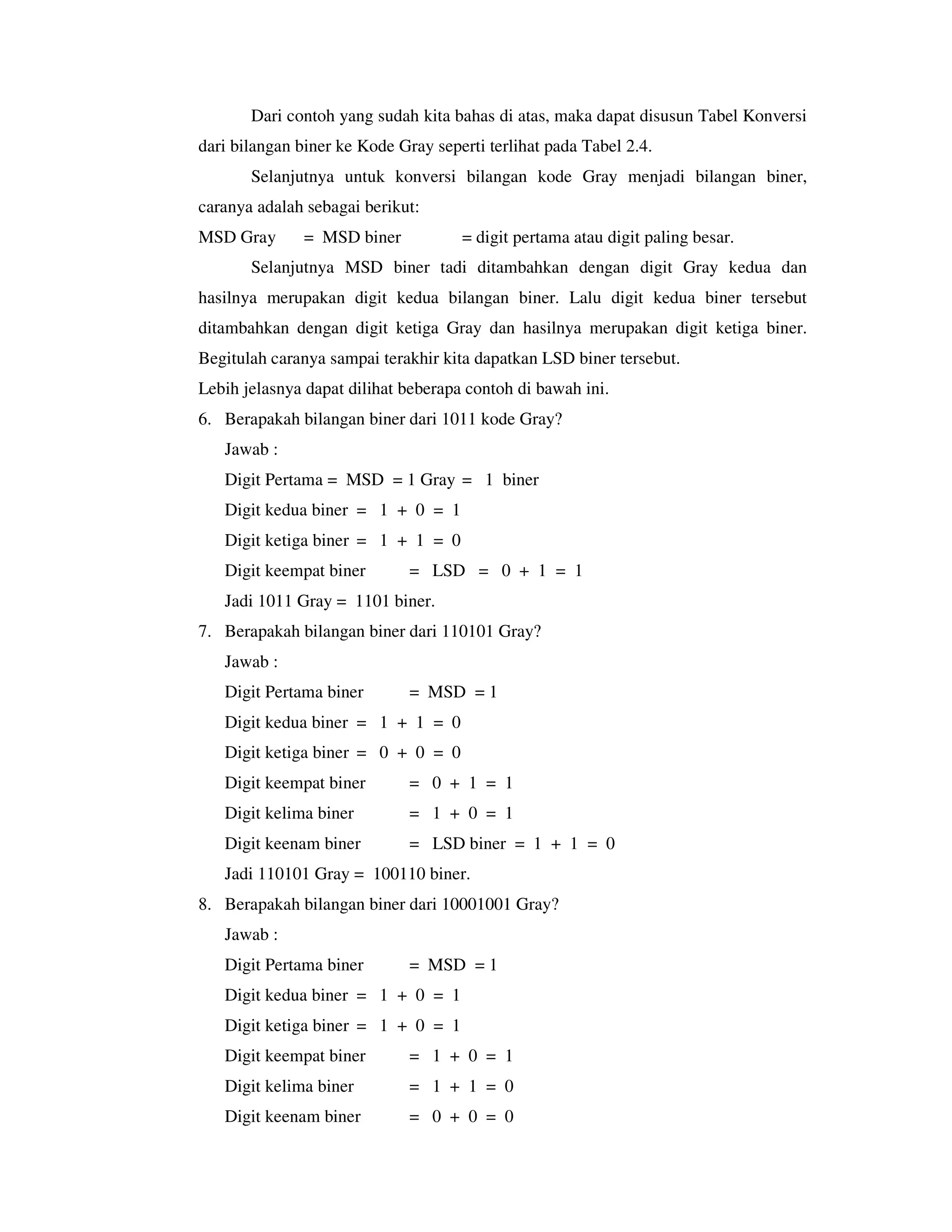 Bab sistem kode bilangan biner | PDF