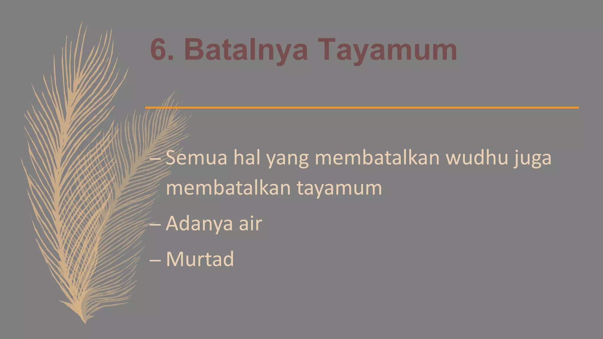 Bab tayamum ppt | PPTX