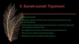 Bab tayamum ppt | PPTX