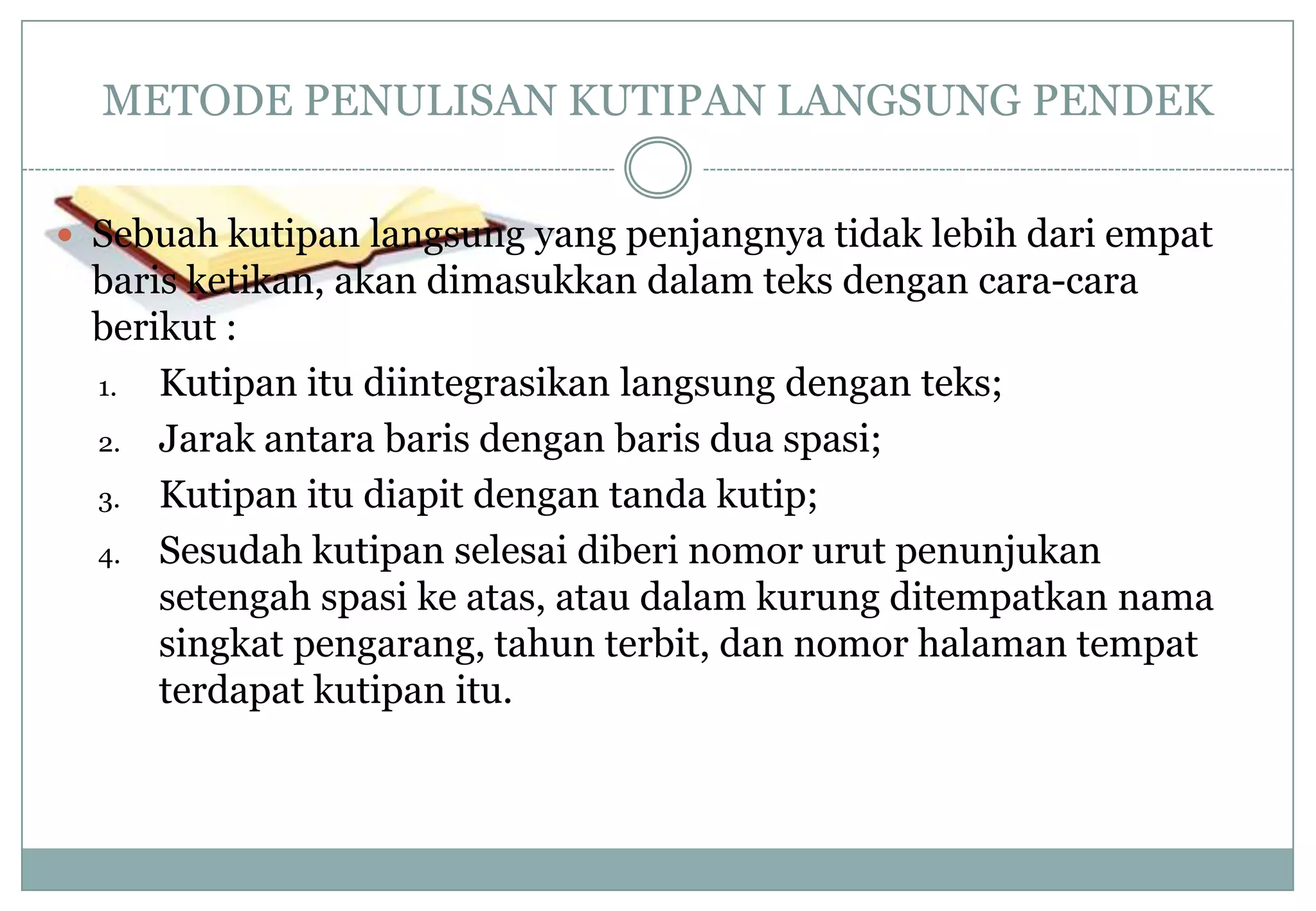 Bab tentang kutipan | PPTX