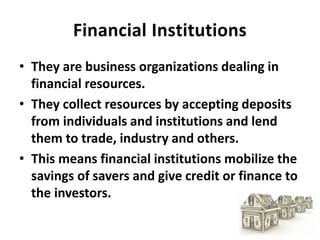 structure of financial system | PPTX