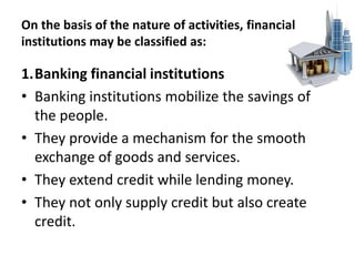 structure of financial system | PPTX