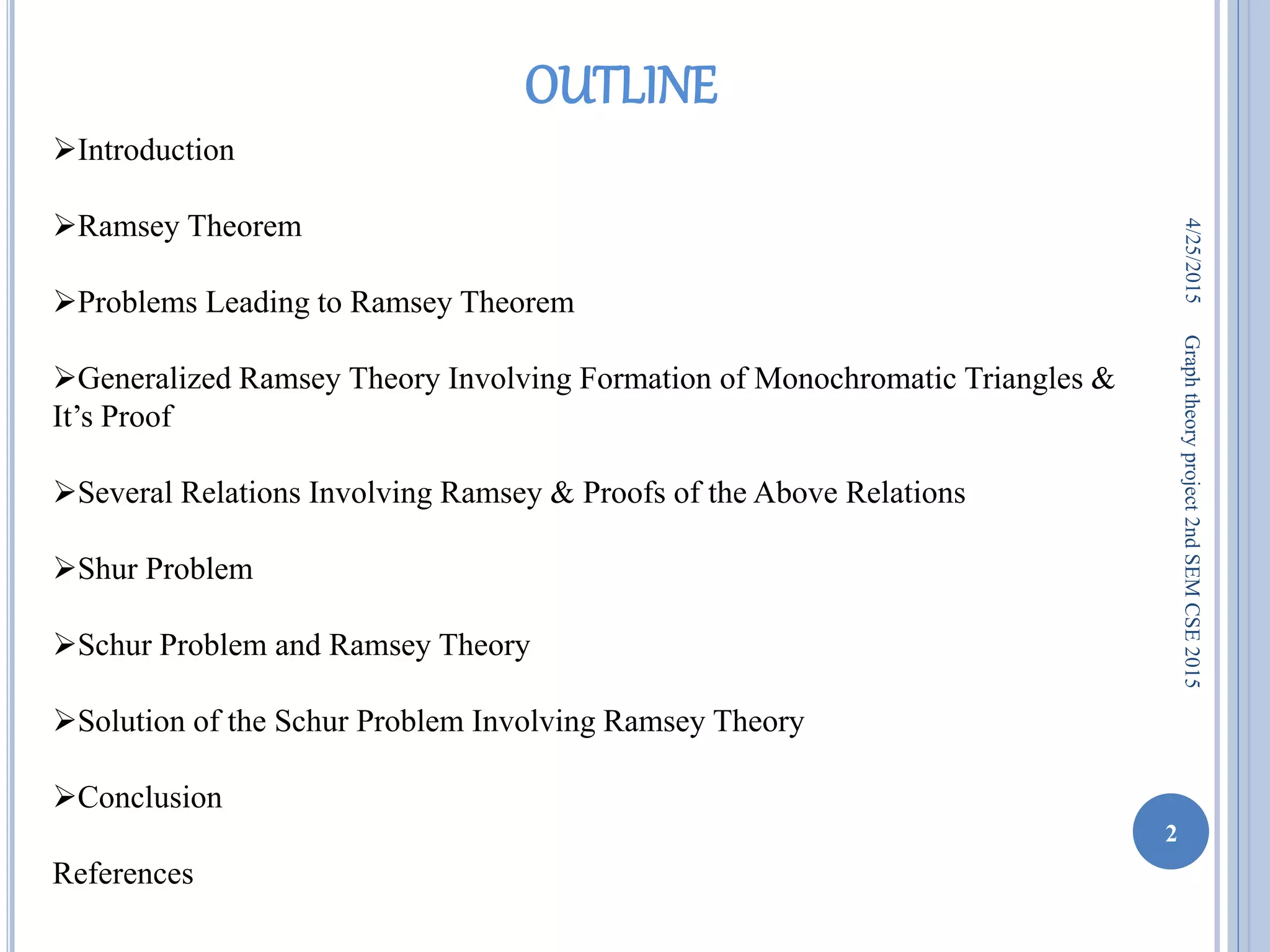 Ramsey Theory | PPTX