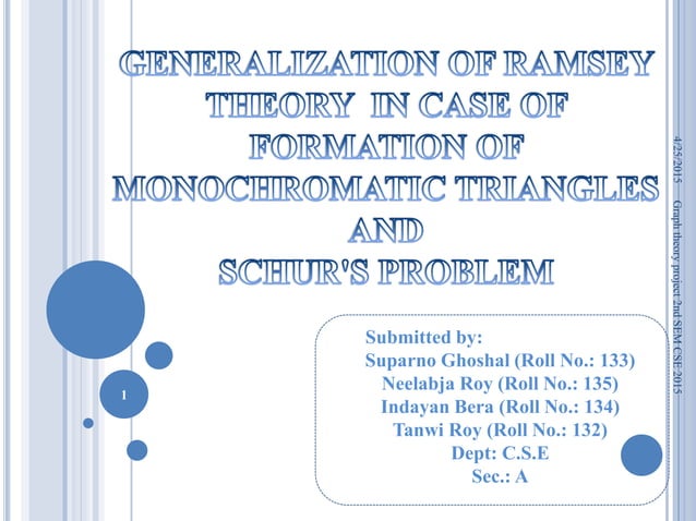 Ramsey Theory | PPTX