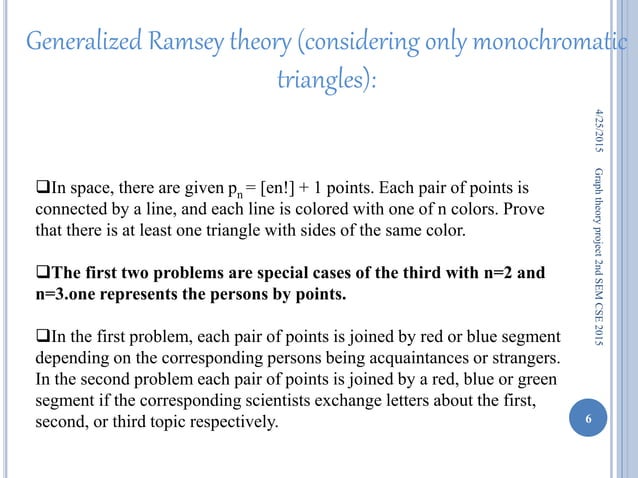 Ramsey Theory | PPTX