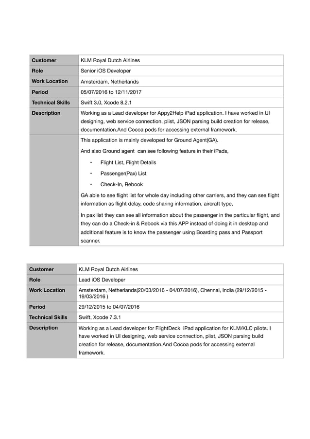 Babu Senior iOS Developer | PDF