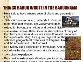 Mughal Emperor Babur | PPTX | Sikhism | Religion & Spirituality