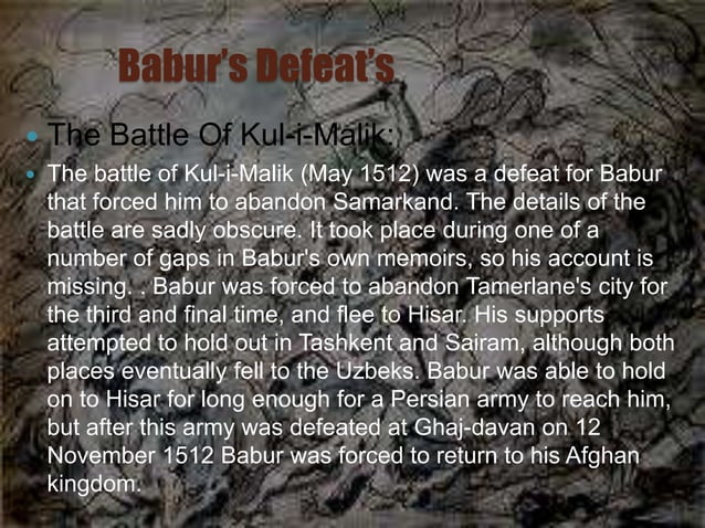 Mughal Emperor Babur | PPTX | Sikhism | Religion & Spirituality