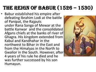 Babur and jahangir ppt | PDF