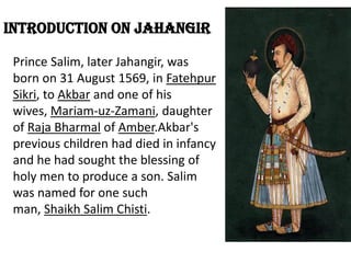Babur and jahangir ppt | PDF