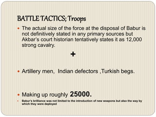 BABUR’S WARFARE.pptx