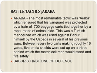 BABUR’S WARFARE.pptx