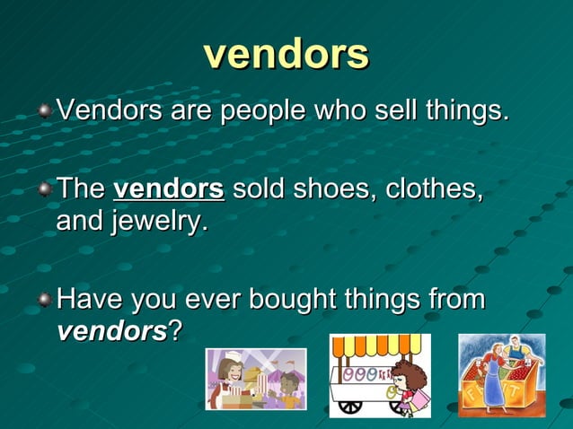 Babus song vocabulary | PPT