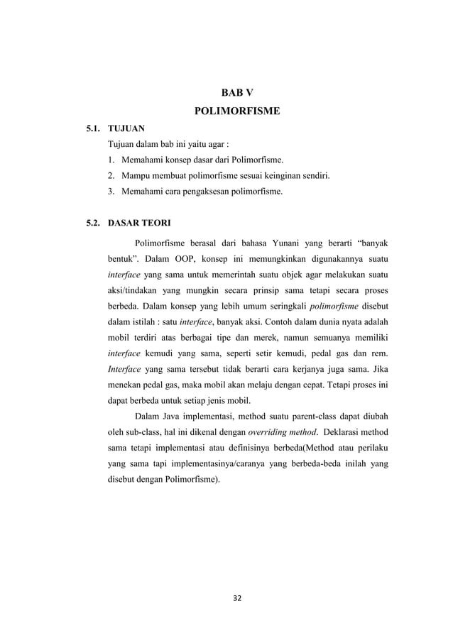 BAB 5 PBO C++ POLIMORFISME | DOCX