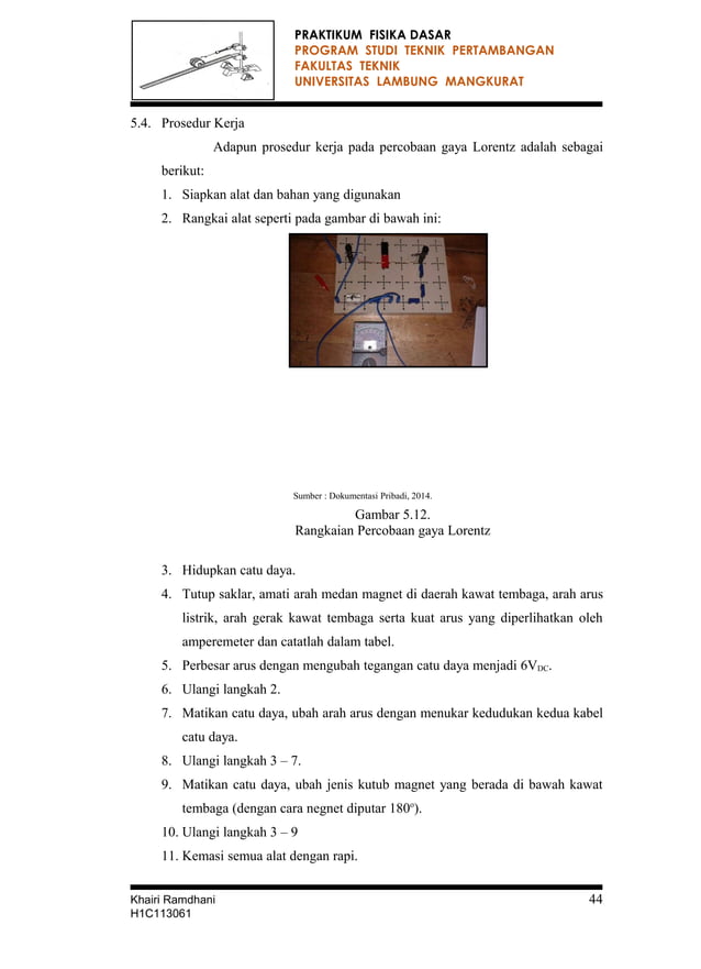 BAB V GAYA LORENTZ | DOC